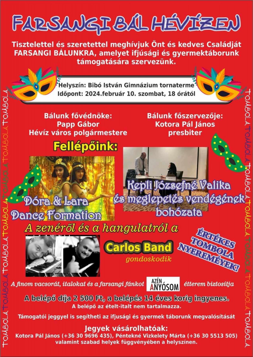 Farsangi Bál Hévízen | Hévíz.hu